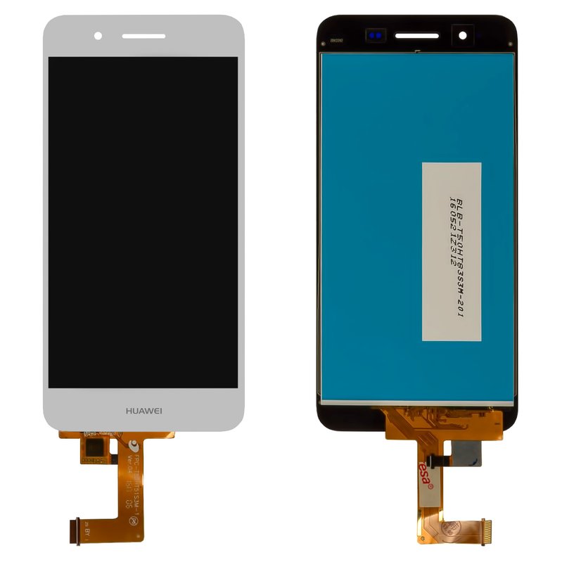 LCD compatible with Huawei Enjoy 5s, GR3, (white, without frame, Original (PRC), TAG-L21/TAG-L01 ...