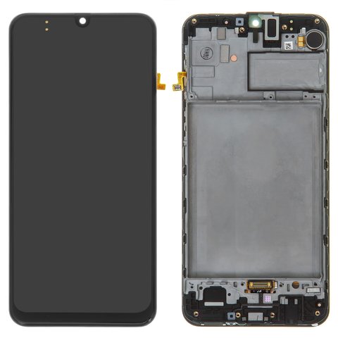 Pantalla LCD puede usarse con Samsung M307 Galaxy M30s, negro, con ...
